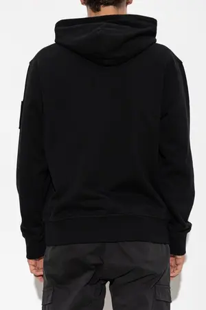 Moose Knuckles Cotton Hoodie With Metal Embellishments