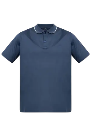 Paul & Shark Polo With Embroidered Logo - Navy Blue