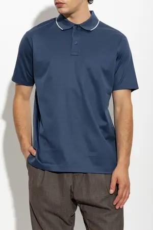 Paul & Shark Polo With Embroidered Logo - Navy Blue