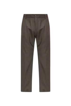 Paul & Shark Creased Trousers - Brown