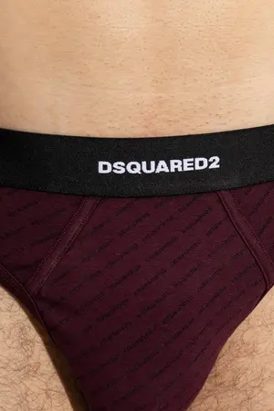 Dsquared2 Cotton Briefs With Monogram