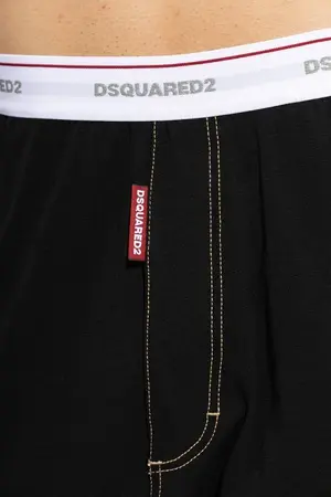 Dsquared2 Cotton Trousers From The `underwear` Line