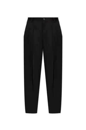Dolce & Gabbana Pleated Pants - Black