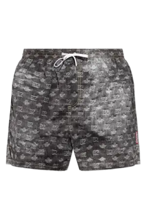 Dsquared2 Monogram Swim Shorts - Grey