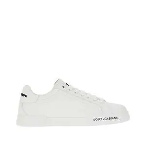 Dolce & Gabbana Nappa Leather 'portofino' Sneakers - White