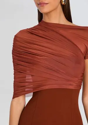 SEROYA Selma Mini Crepe Dress