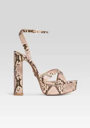 Retrofete Melodia Platform Sandal - Python