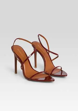 Retrofete Naomi Strappy High Heel Sandals - Cigar