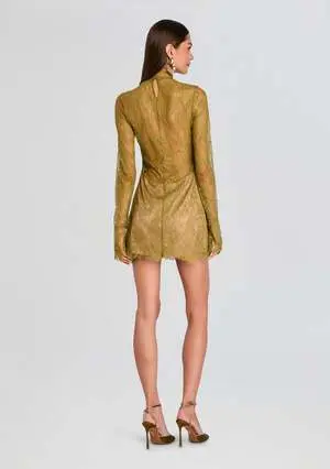 Retrofete Gilana Lace Mini Dress - Basil