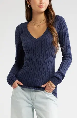 Bp. V Neck Sweaters For Women