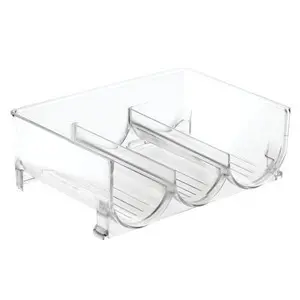 IDESIGN Stackable 3-section Bottle Holdermade - Clear