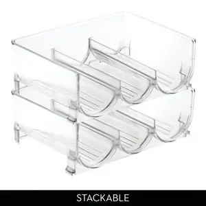 IDESIGN Stackable 3-section Bottle Holdermade