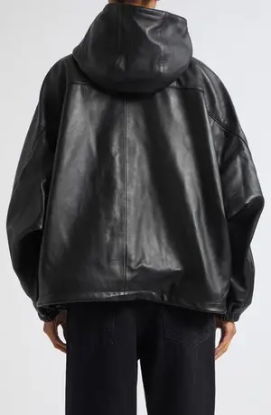 RÓHE Oversized Leather Anorak