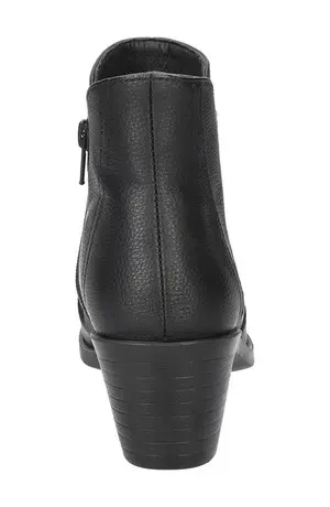 EASY WORKS BY EASY STREET Berwick Ankle Boot - Black Pebbled