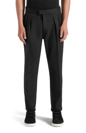 Manière De Voir Hubert Slim Tailored Trousers - Black