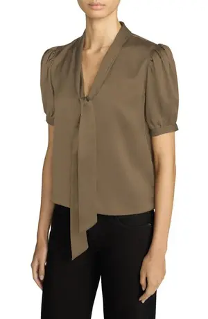 FRAME The Sonnet Silk Top