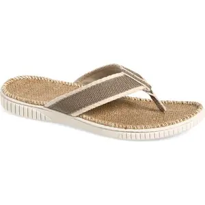 SOLSTITCH Avalon Nature's Weave Jute Flip Flop - Fatigue