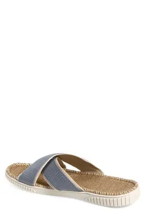 SOLSTITCH Marlin Slide Sandal - Blue