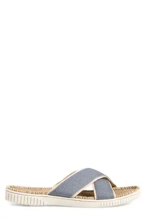 SOLSTITCH Marlin Slide Sandal - Blue