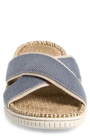 SOLSTITCH Marlin Slide Sandal - Blue