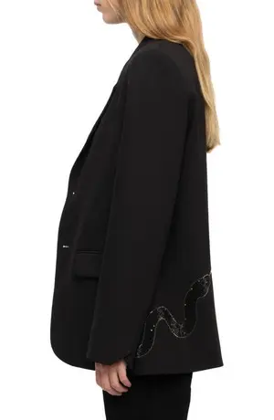 Zadig&Voltaire Vanille Strss Snake Blazer