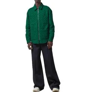 Gucci Gg Wool Flannel Padded Jacket