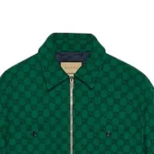 Gucci Gg Wool Flannel Padded Jacket