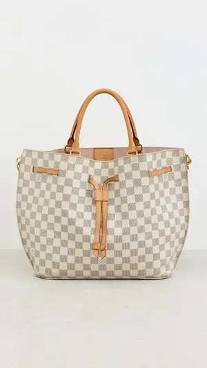 Shopbop Louis Vuitton Girolata Damier Azur Handbag Mm - White