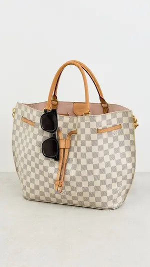 Shopbop Louis Vuitton Girolata Damier Azur Handbag Mm