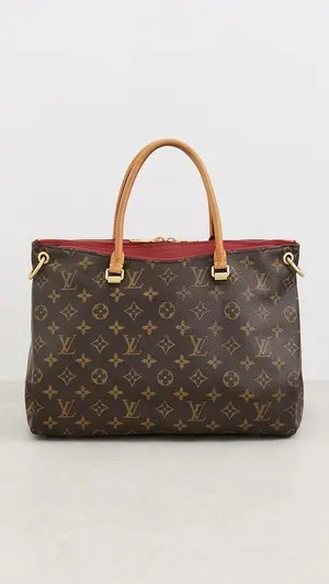 Shopbop Louis Vuitton Pallas Monogram Handbag Mm - Brown