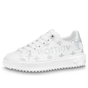 LOUIS VUITTON Time Out Sneakers - White/silver