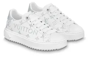 LOUIS VUITTON Time Out Sneakers - White/silver