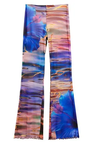 Desigual Printed Flare Pants