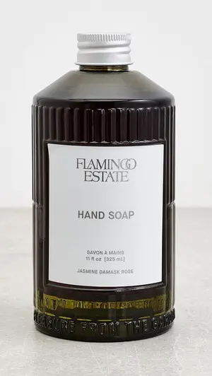 FLAMINGO ESTATE Jasmine Damask Rose Glass Hand Soap