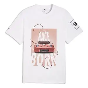 PUMA Porsche Legacy Sau T-shirt White - Puma White
