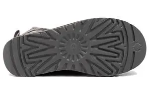 UGG Embellished Bow Detail Boots - Grey