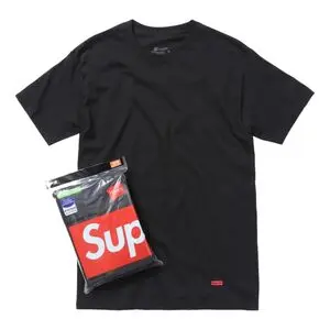 Supreme X Hanes Ss26 Tagless T-shirt - Black