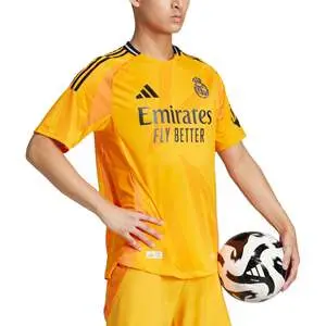 Adidas Real Madrid 24/25 Authentic Jersey - Crew Orange