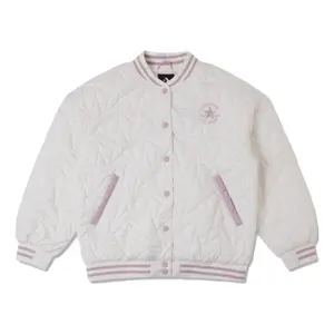 CONVERSE Baseball Padded Jacket Asia Sizing - Egret
