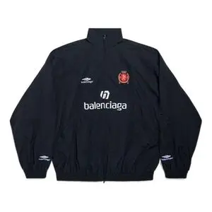 Balenciaga Soccer Tracksuit Jacket - Black