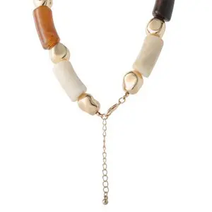 Jessica Simpson Statement Beaded Necklace With Extender