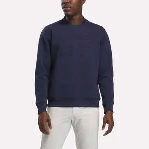 REEBOK Signature Golf Crewneck Sweatshirt - Midnight Blue/navy
