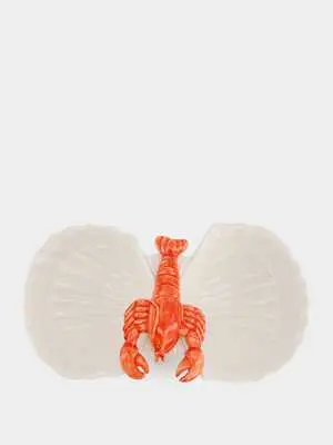 LES-OTTOMANS Lobster Ceramic Serving Plate
