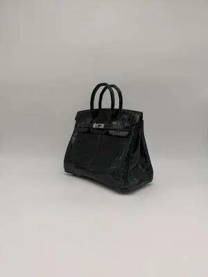 Hermès Birkin Vert Cypress Shiny Nilo Palladium Hardware