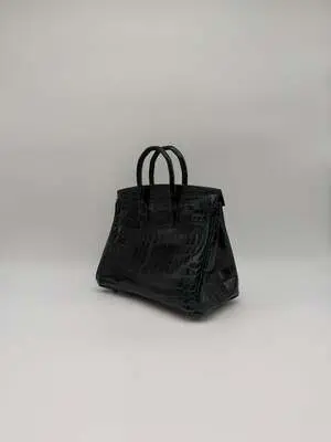 Hermès Birkin Vert Cypress Shiny Nilo Palladium Hardware