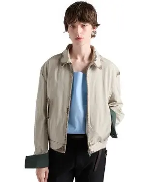 Prada Cotton Top With Artisan Treatment