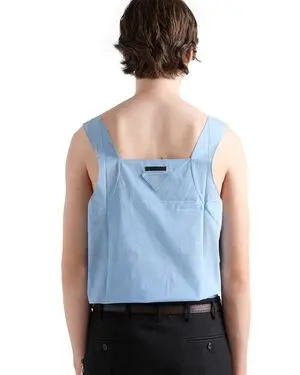 Prada Cotton Top With Artisan Treatment