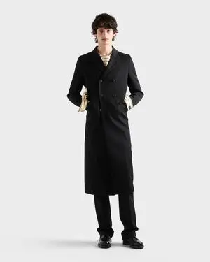 Prada Double-breasted Wool Coat