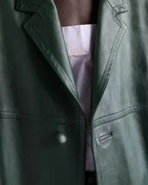 Prada Leather Coat