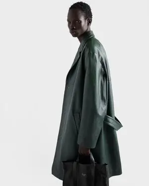 Prada Leather Coat